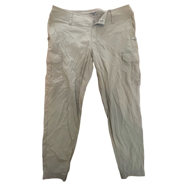 Prana | Pants & Jumpsuits | Prana Capri Pants Adult 2 Green Nylon Cargo ...